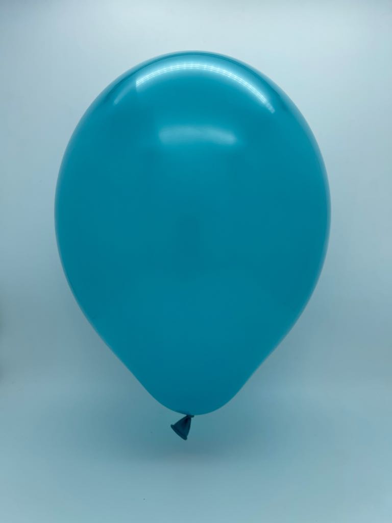 14" Ellie's Brand Latex Balloons Teal Waters (50 Per Bag) | Bargain ...