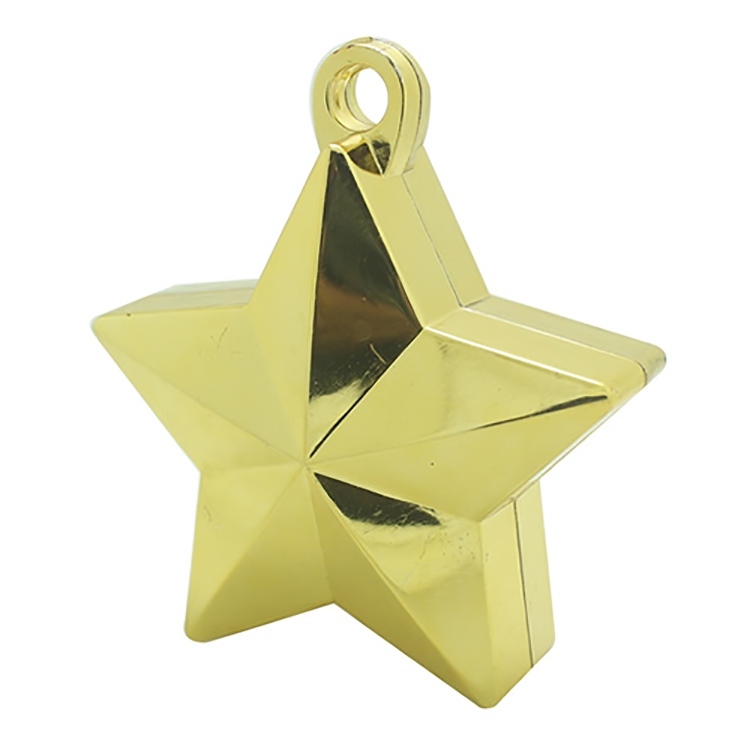 Metallic Star Balloon Weight -Gold | Bargain Balloons - Mylar Balloons ...