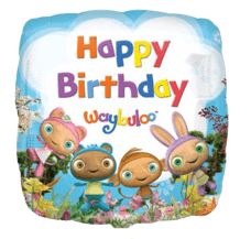 18" Waybuloo Happy Birthday Foil Balloon Balloon | Bargain Balloons ...