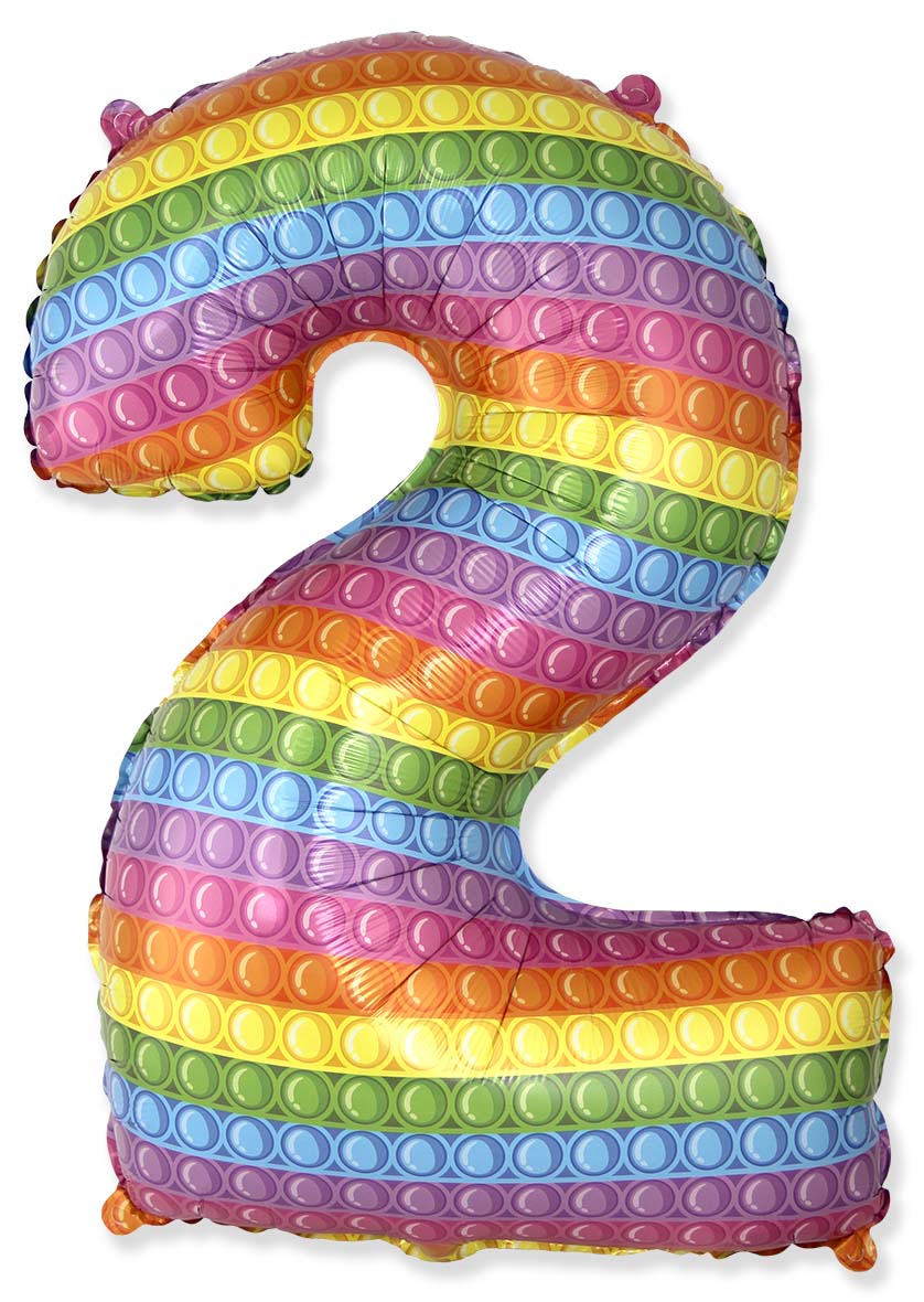 32 Pop Number 8 Foil Balloon Flexmetal Bargain Balloons Mylar Balloons And Foil Balloons