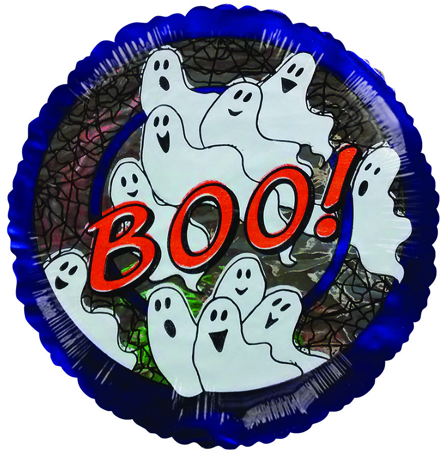 4" Airfill Only Boo Ghosts and Cobwebs Balloon | Bargain Balloons ...